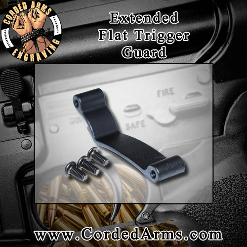 AR-15 Aluminum Extended Trigger Guard Assembly - BLACK