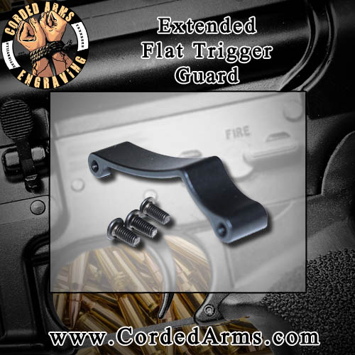 AR-15 Aluminum Extended Trigger Guard Assembly - BLACK