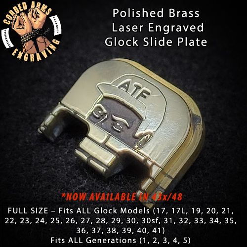 ATF Guy Laser Engraved Glock Slide Plate