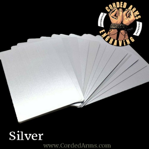 Aluminum Miranda Rights Card Laser Etched Miranda Rights Card , Waiver ...