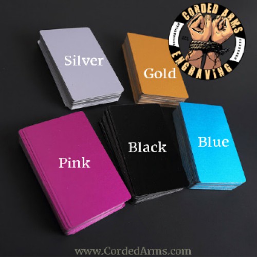 Aluminum Miranda Rights Card Laser Etched Miranda Rights Card , Waiver ...