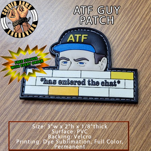 ATF Guy 3" Logo Patch