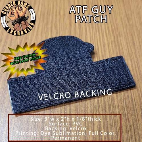 ATF Guy 3" Logo Patch