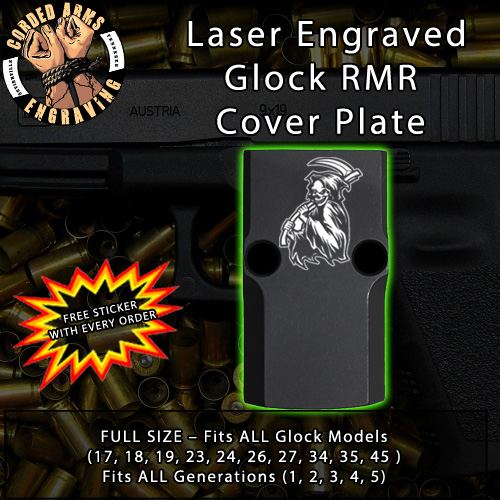 Reaper Engraved RMR Cover Plate