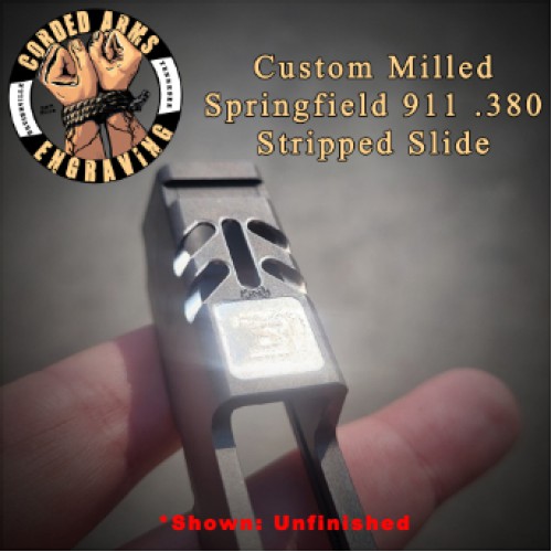 Custom Milled Springfield 911 .380 Stripped Slide