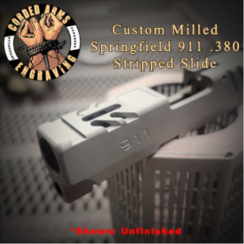 Custom Milled Springfield 911 .380 Stripped Slide