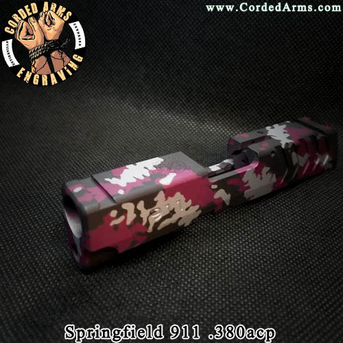 Custom Cerakoted Springfield 911 380acp Slide STRIPPED