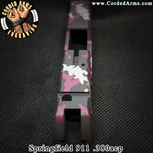 Custom Cerakoted Springfield 911 380acp Slide STRIPPED