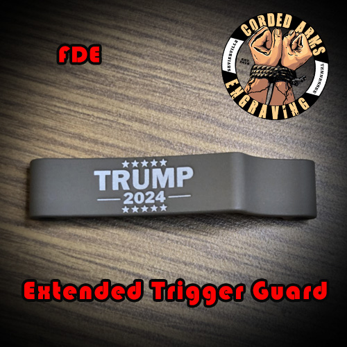 Trump Laser Engraved Trigger Guards