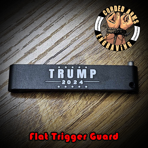 Trump Laser Engraved Trigger Guards