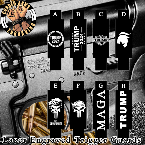 Trump Laser Engraved Trigger Guards