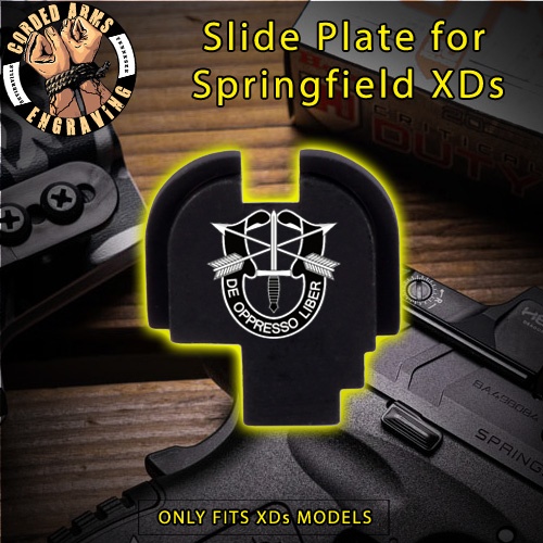 Special Forces Group Crest Slide Plate for Springfield XD-S!