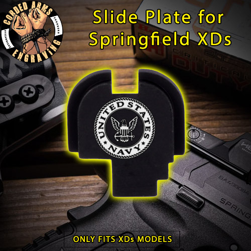 U.S. Navy Slide Plate for Springfield XD-S!
