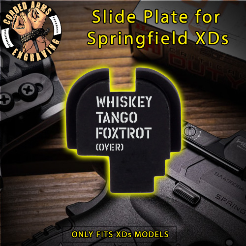 WTF Slide Plate for Springfield XD-S!
